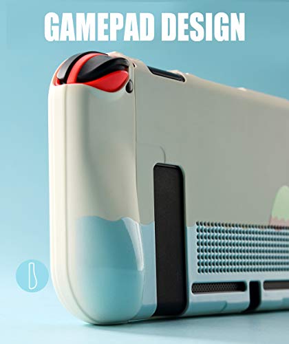 UYIYE Case for Switch - Protective Hard Case for Switch- Dockable TPU Shell Cover for Handheld Video Game Controller - Case Cover for Switch