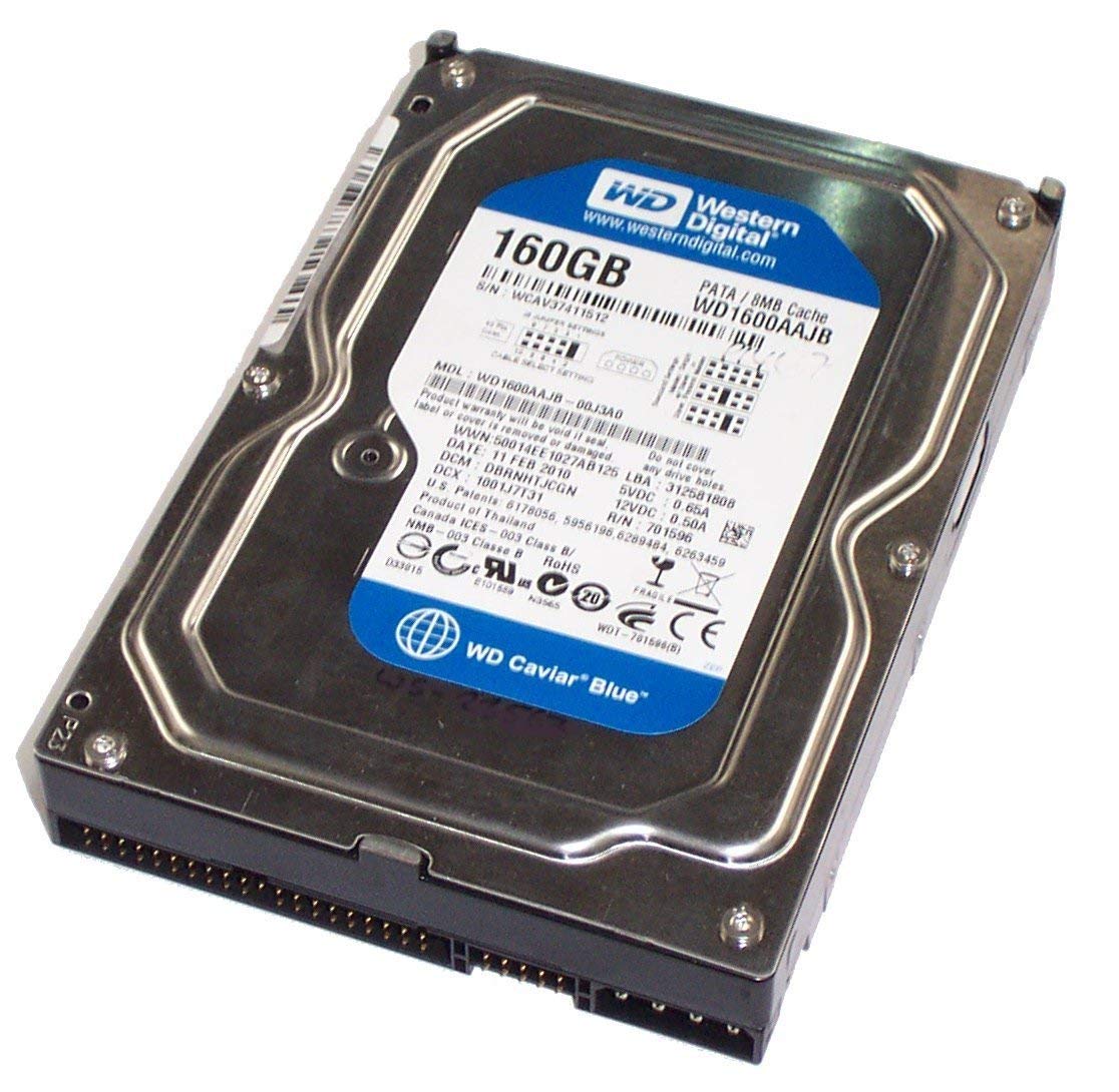 Western Digital Caviar SE SE WD1600AAJB 160 GB 3.5" Internal Hard Drive - Bulk (WD1600AAJB) - (Renewed)