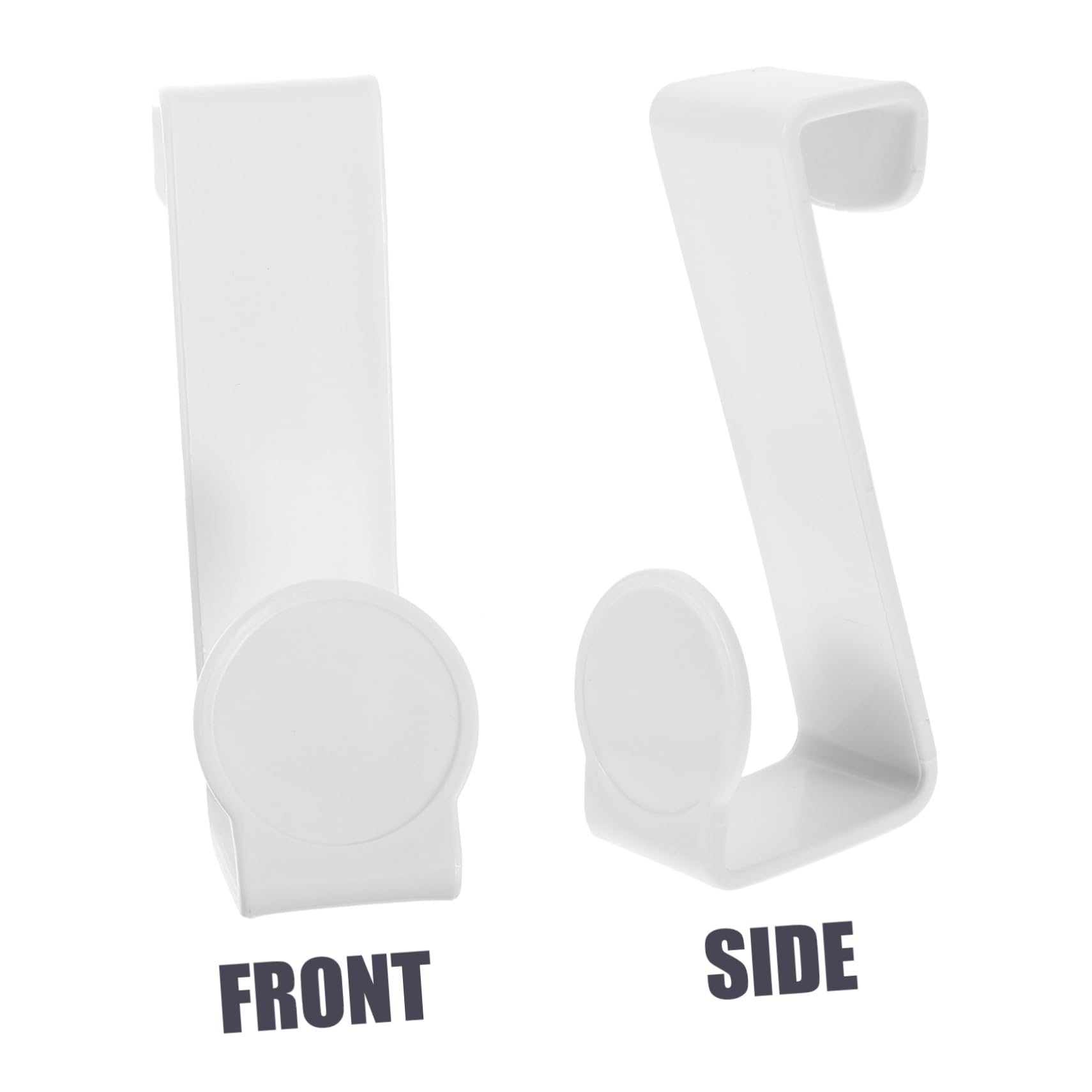 UKCOCO 2pcs multifunctional z hook kids potty hook door hook hangers over The door Hook washbasin hangers cabinet handle Household Organize Hook towel white plastic child hat hook