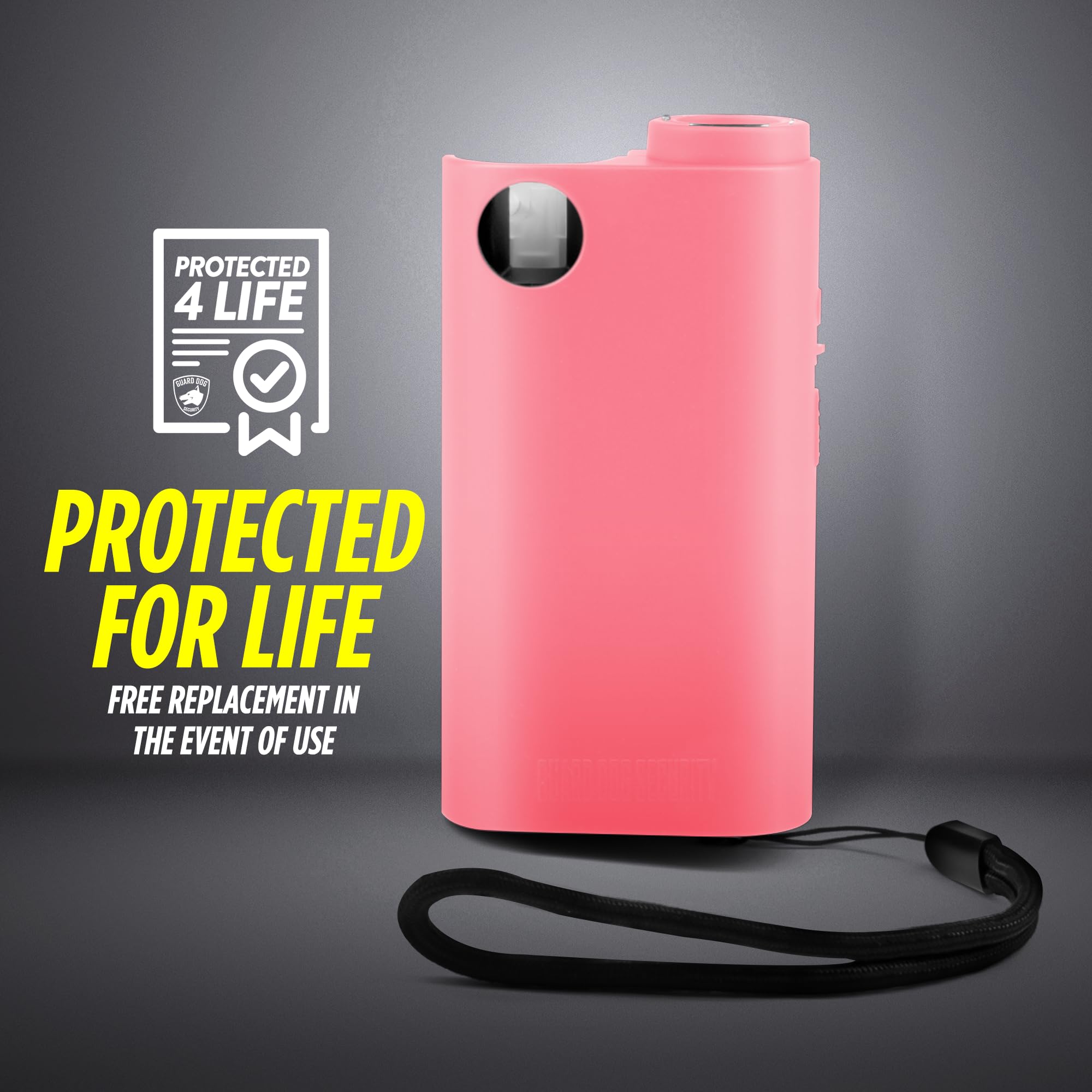 World's Only All-In-One Stun Gun - Pepper Spray - Flashlight, Guard Dog Security Olympian, Pink