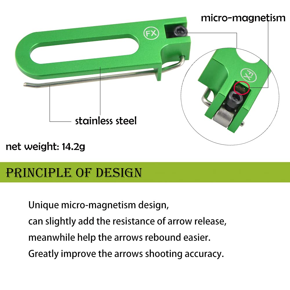 ZSHJGJR Archery Magnetic Arrow Rest and Cushion Plunger Set Pressure Button Metal Arrow Rest Left Right Hand for Recurve Bow (Right Hand, Black)