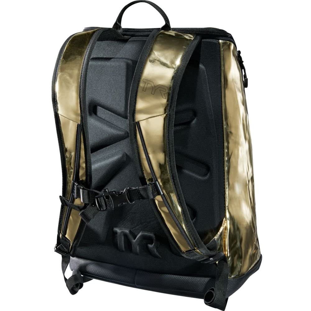 TYR Get Down Backpack32L All Swimming Equipment, Met. Gold, All