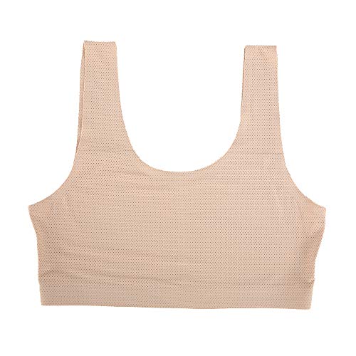 ZMASI Silicone Breast Form Pocket Bra Mastectomy Bras for Mastectomy Prosthesis Crossdresser (Nude)