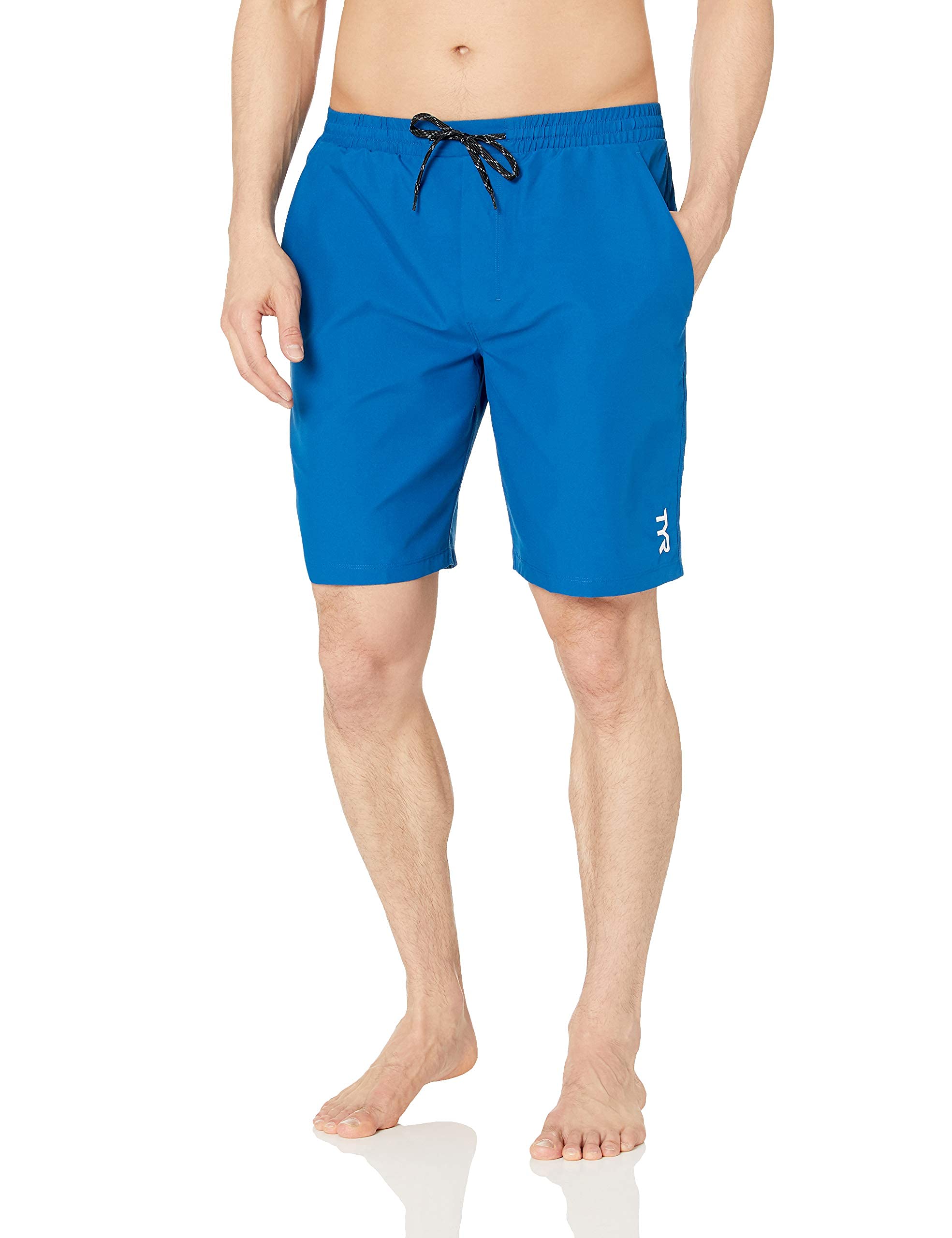 TYR Solid Swell Swim Short, Black, Medium
