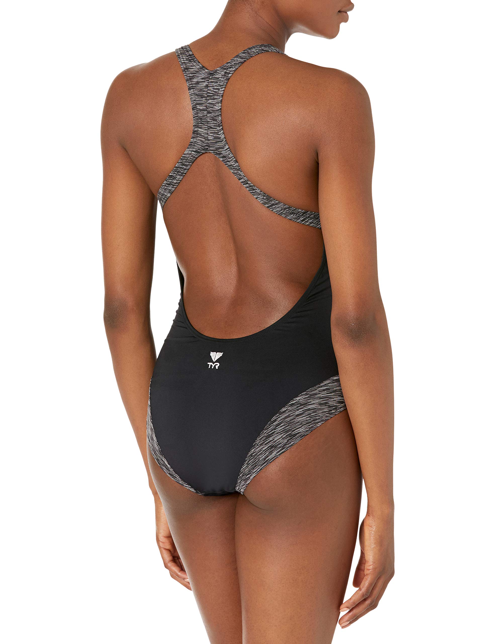 TYR Sport Sonoma V-Neck 1 Piece, Black, Small