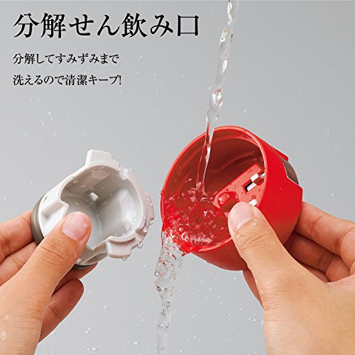 Zojirushi water bottle stainless steel mug 600ml Vivid Orange Quick & Easy open lock SM-XC60-DV