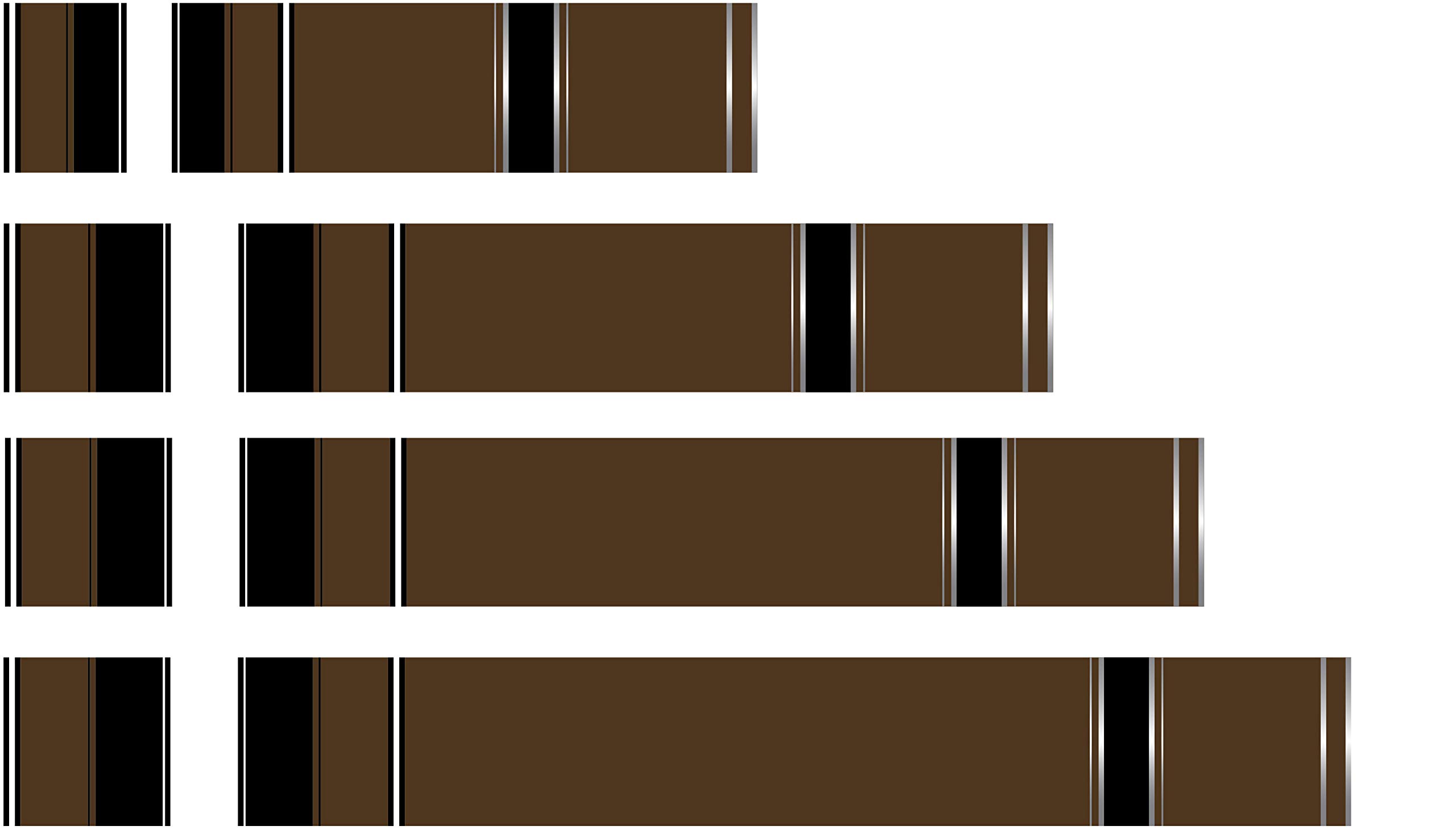 White Water Archery Laminated Brown Traditional 10 Crest Arrow Wraps 15 pk Choose Length Width (5, 1.25)