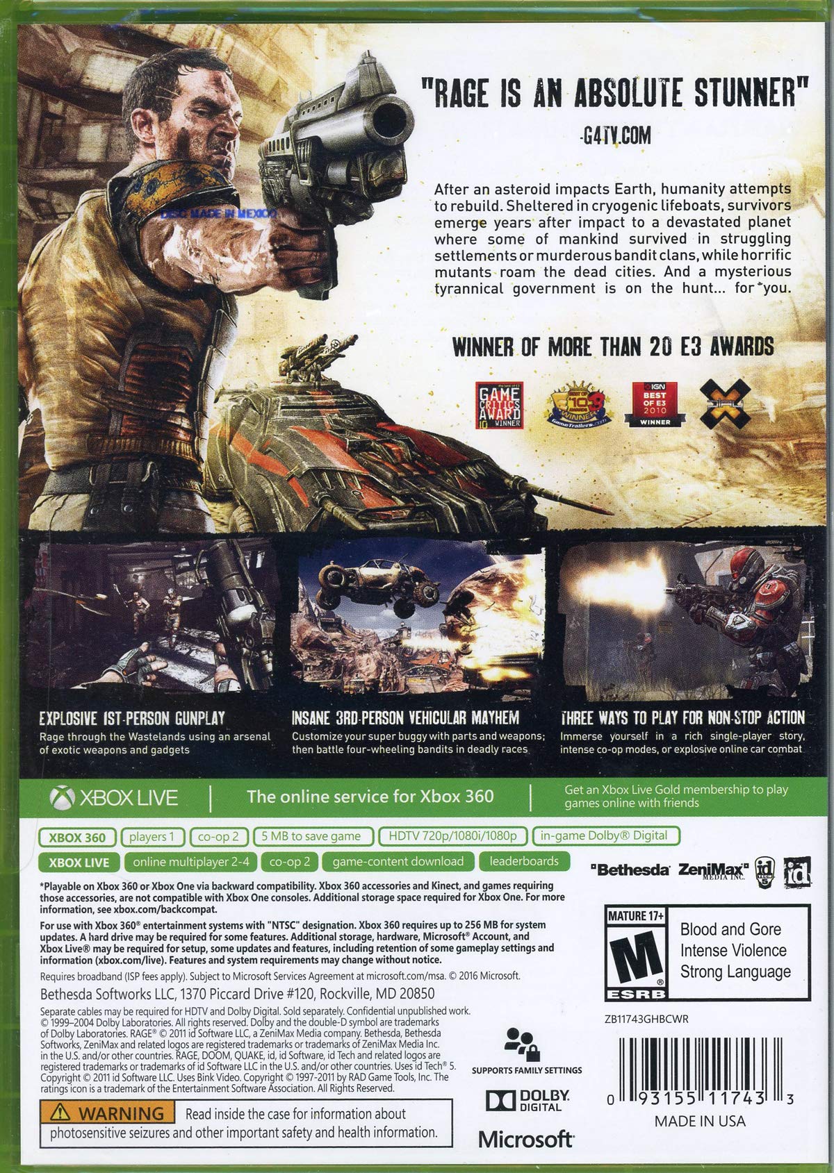 Xbox Greatest Hits 2-Pack: Fallout 3: GOTY Edition / Rage