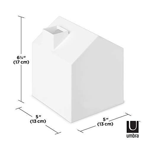 Umbra Casa Tissue Box Cover, White