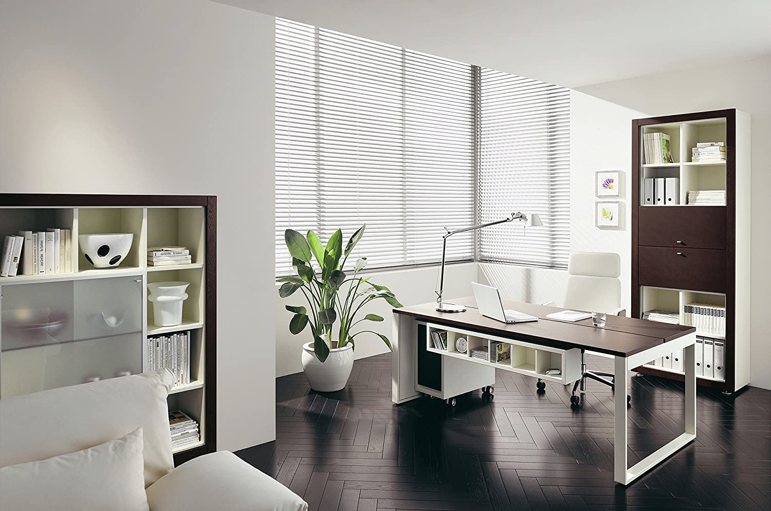 YIIBAII Mini Blinds for 36" W x 64" H Windows 1" Aluminum Horizontal Venetian Blinds Darkening with Rope and Pole can Mounted Inside or Outside