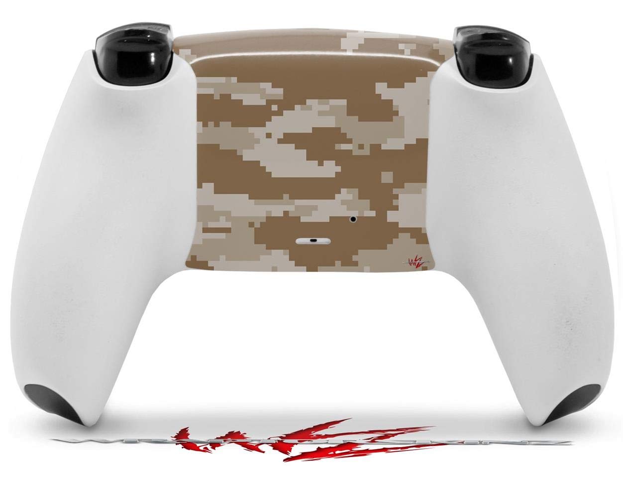 WraptorSkinz Skin Wrap compatible with Sony PS5 DualSense Controller WraptorCamo Digital Camo Desert (CONTROLLER NOT INCLUDED)