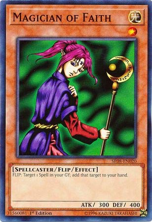 Yu-Gi-Oh! - Magician of Faith - SR08-EN020 - Common - 1st Edition - Structure Deck: Order of The Spellcasters