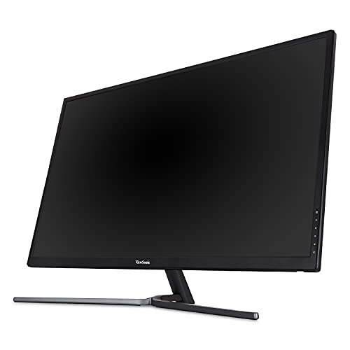 ViewSonic VX3211-2K-MHD 32 Inch IPS WQHD 1440p Monitor with 99% sRGB Color Coverage HDMI VGA and DisplayPort, Black