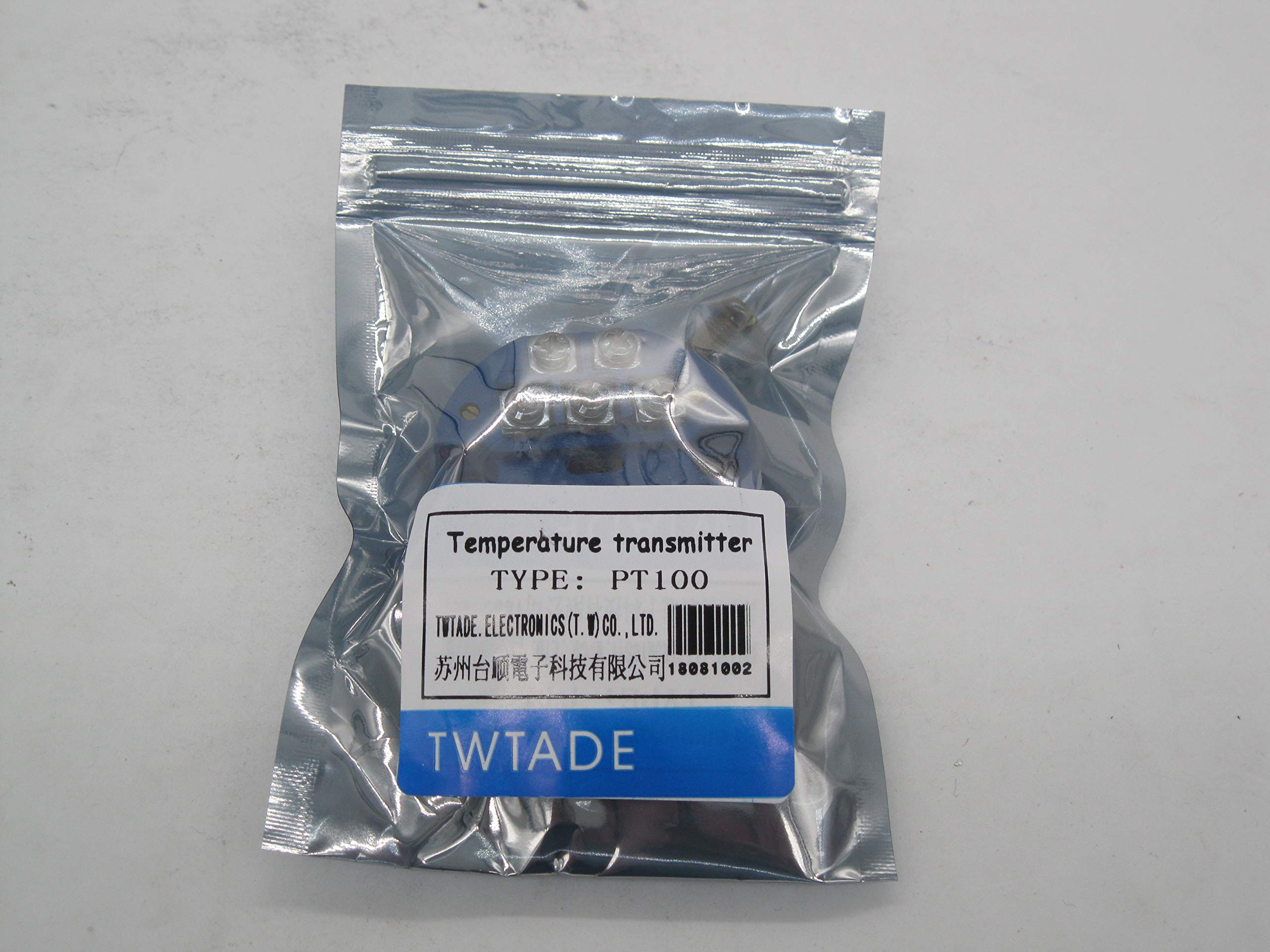 TWTADE / -0~200 Celsius RTD PT100 SBW Temperature Sensor Temperature Transmitter Isolated Detector Module -0~200 Degree - 4-20MA