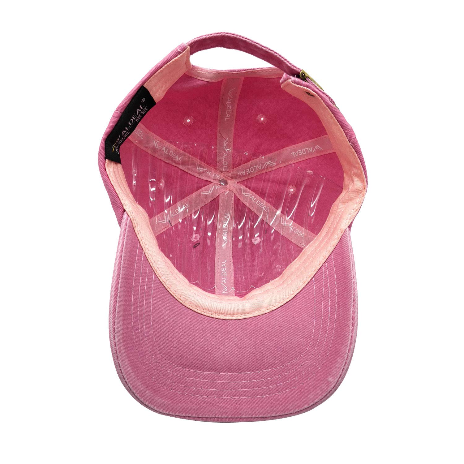 Waldeal Women's Embroidered Dog Mom Hat Adjustable Washed Puppy Mama Baseball Cap Pet Lover Gifts Pink