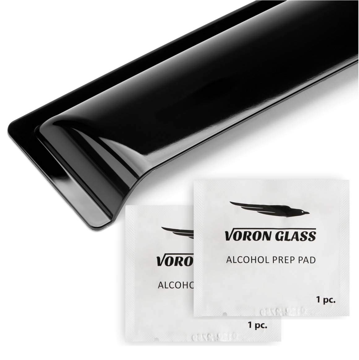 Voron Glass Extra Durable Rain Guards for, Window Deflectors, Vent Window Visors, 4 Pieces -