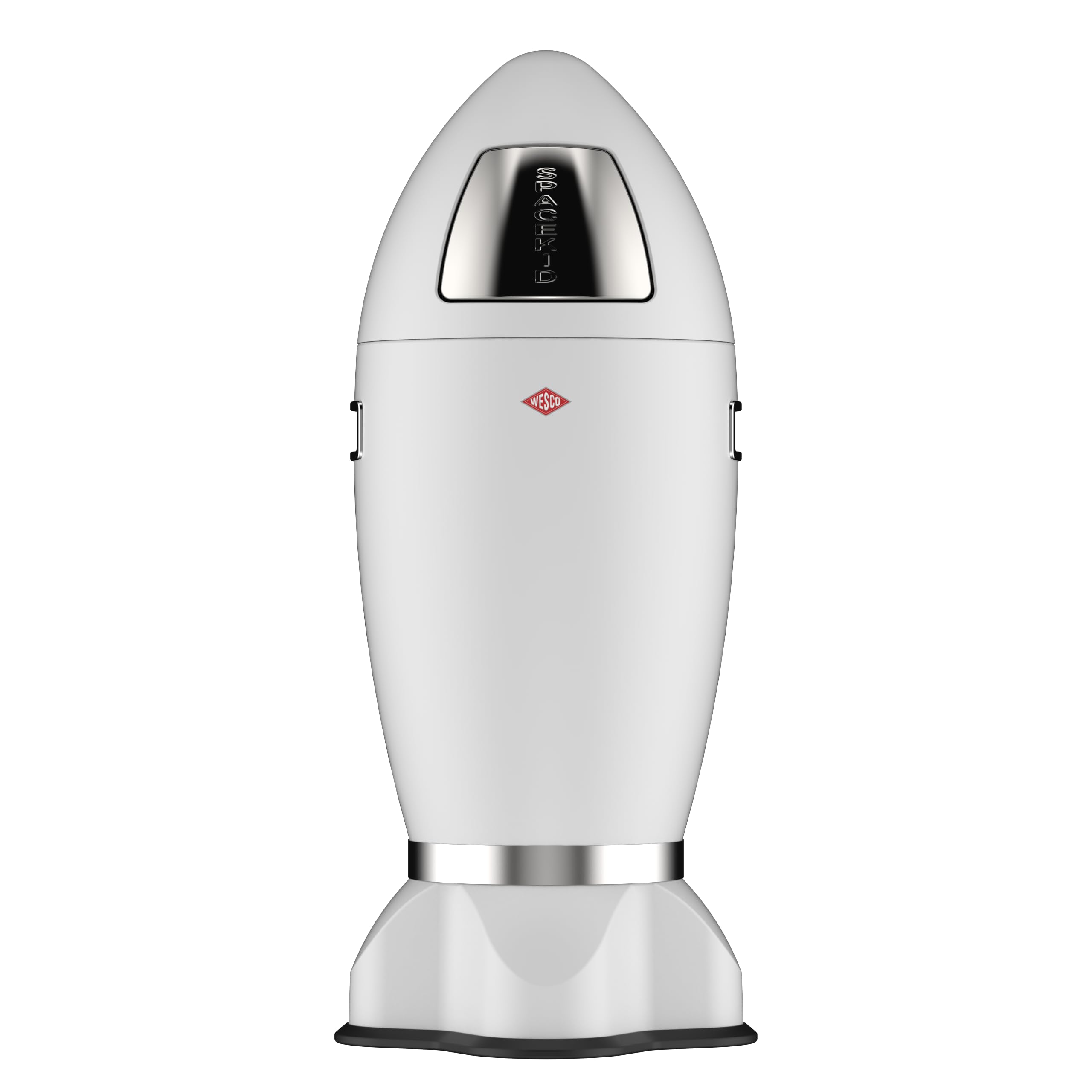 Wesco 138331-74 Rocket Bin Kid SPACEKID Matte White 10 Liters Trash Can