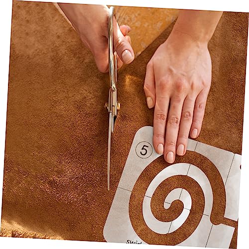 VILLCASE 1pc Sewing Patch Ruler Quilting Fabric Sewing Ruler Sewing Sampler Sewing Tools Stencils for Embriodery Template Cutting Table for Sewing Room Clothing Ruler Acrylic Manual