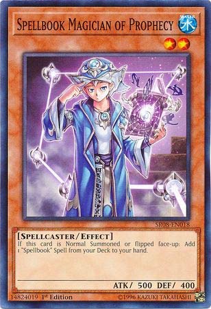 Yu-Gi-Oh! - Spellbook Magician of Prophecy - SR08-EN018 - Common - 1st Edition - Structure Deck: Order of The Spellcasters