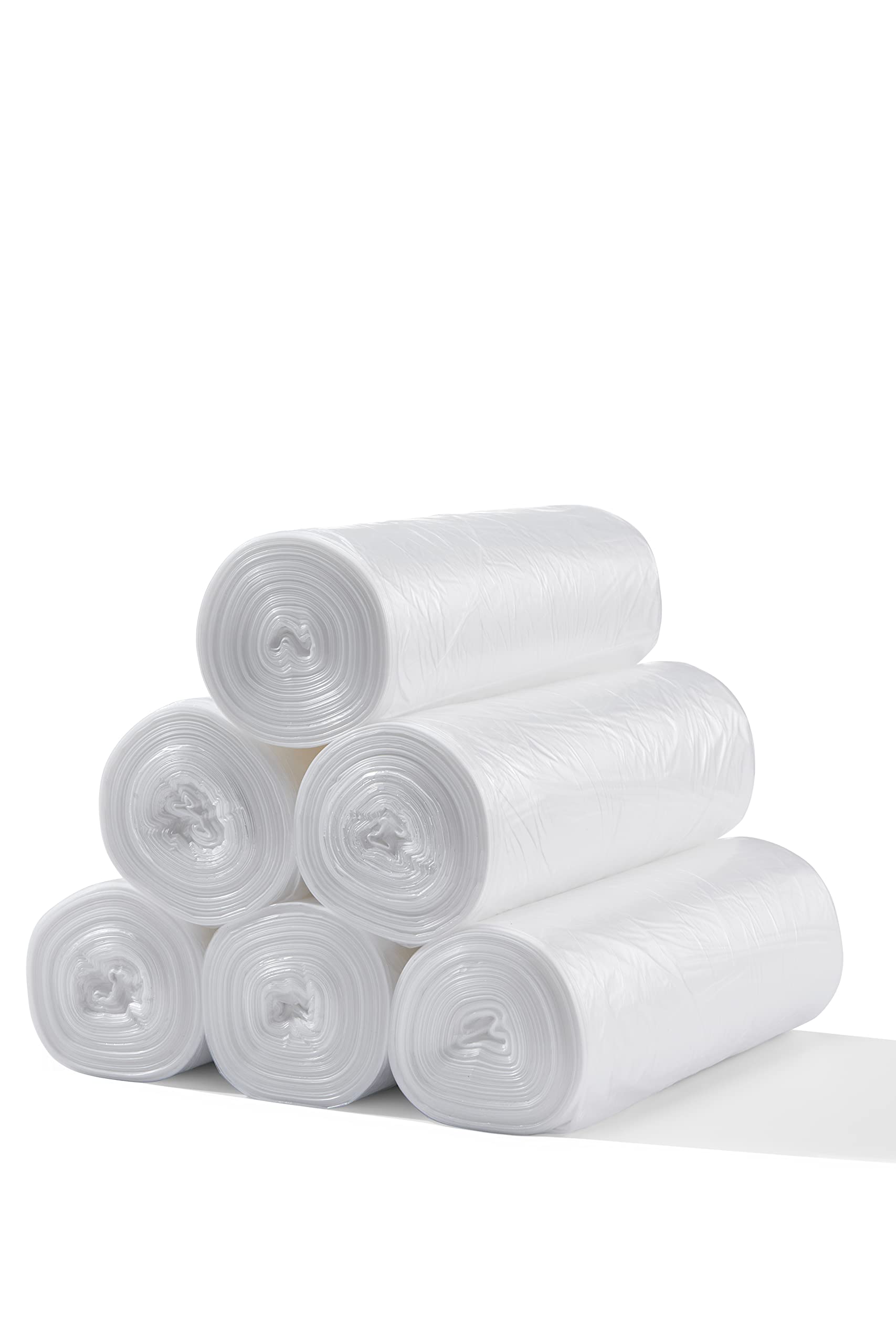 TYPLASTICS Trash Can Liner - Wholesale 1000 Count Garbage bags on Perforated Roll 7-10 Gallon Multipurpose for Office Bathrooms Business Home Commercial and industrial needs 24" x 24"