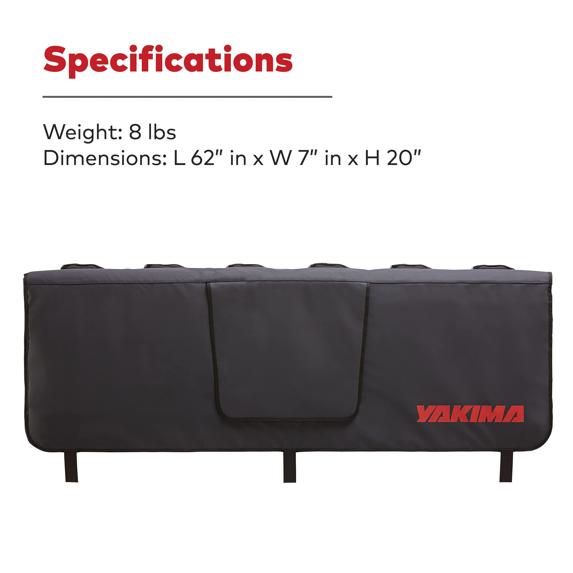 YAKIMA - GateKeeper Tailgate Pad for Full-sized Truck Beds, Carries Up To 6 Bikes