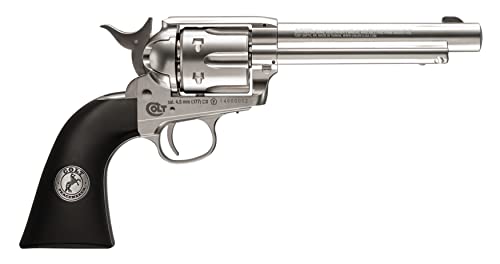 Umarex Colt Peacemaker Revolver Single Action Army Six-Shooter .177 Caliber Air Pistol, Pellet Gun, Black