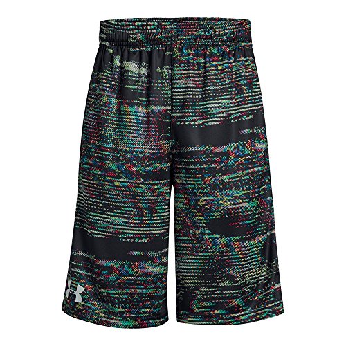 Under Armour Boys' UA Stunt Printed Shorts Youth X-Small Black