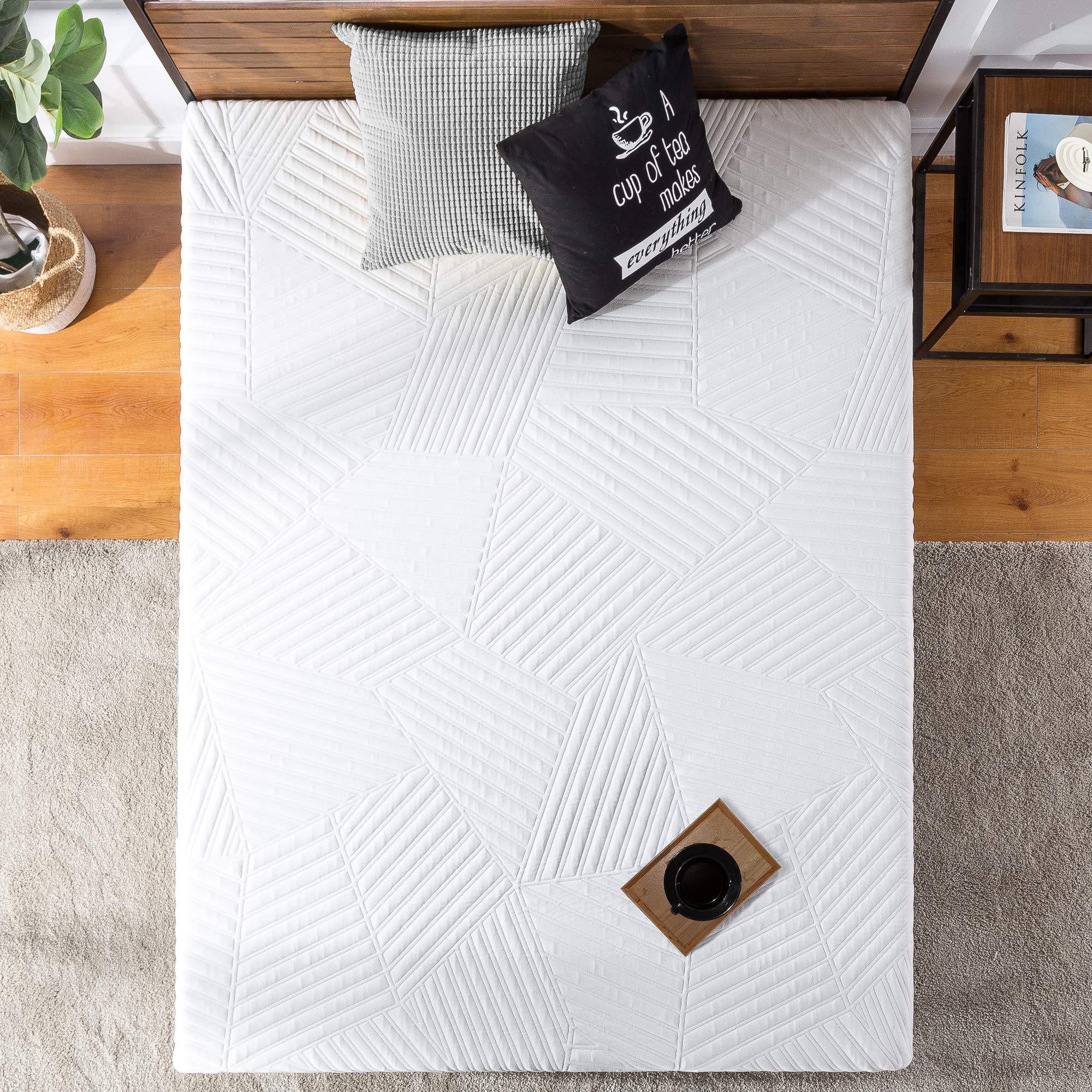 ZINUS 12 Inch Cooling Copper ADAPTIVE Pocket Spring Hybrid Mattress, Full, Moisture Wicking Cover, Cooling Foam, Pocket Innersprings for Motion Isolation, Mattress in A Box