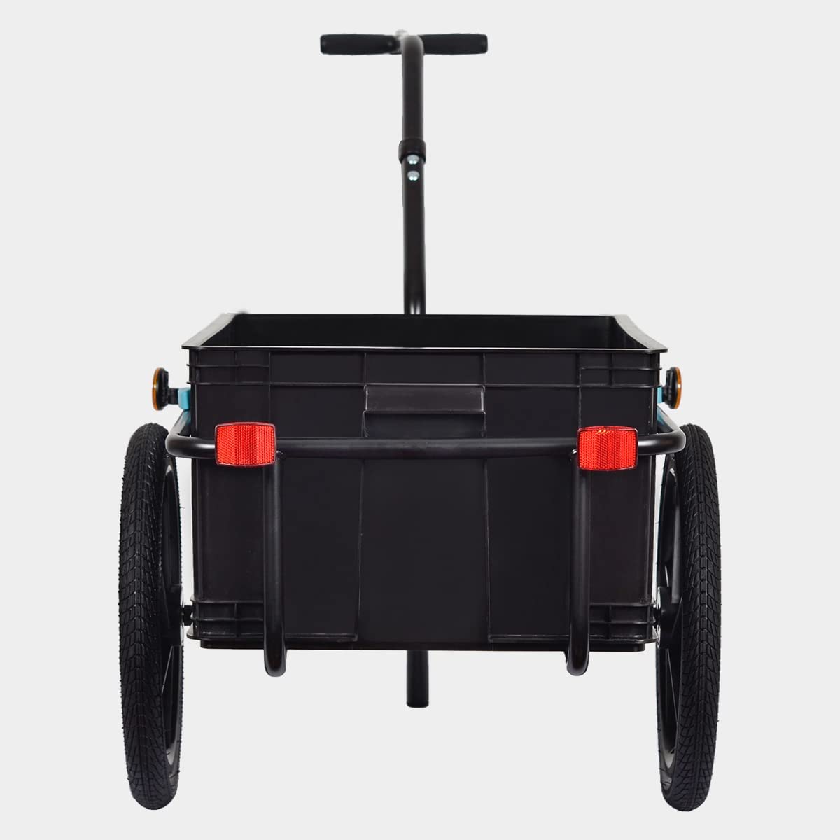 Veelar Tiggo 70L Bike Cargo Trailer & Hand Cart 2 in 1 with Removable Box,Large Cargo Bicyce Carrier
