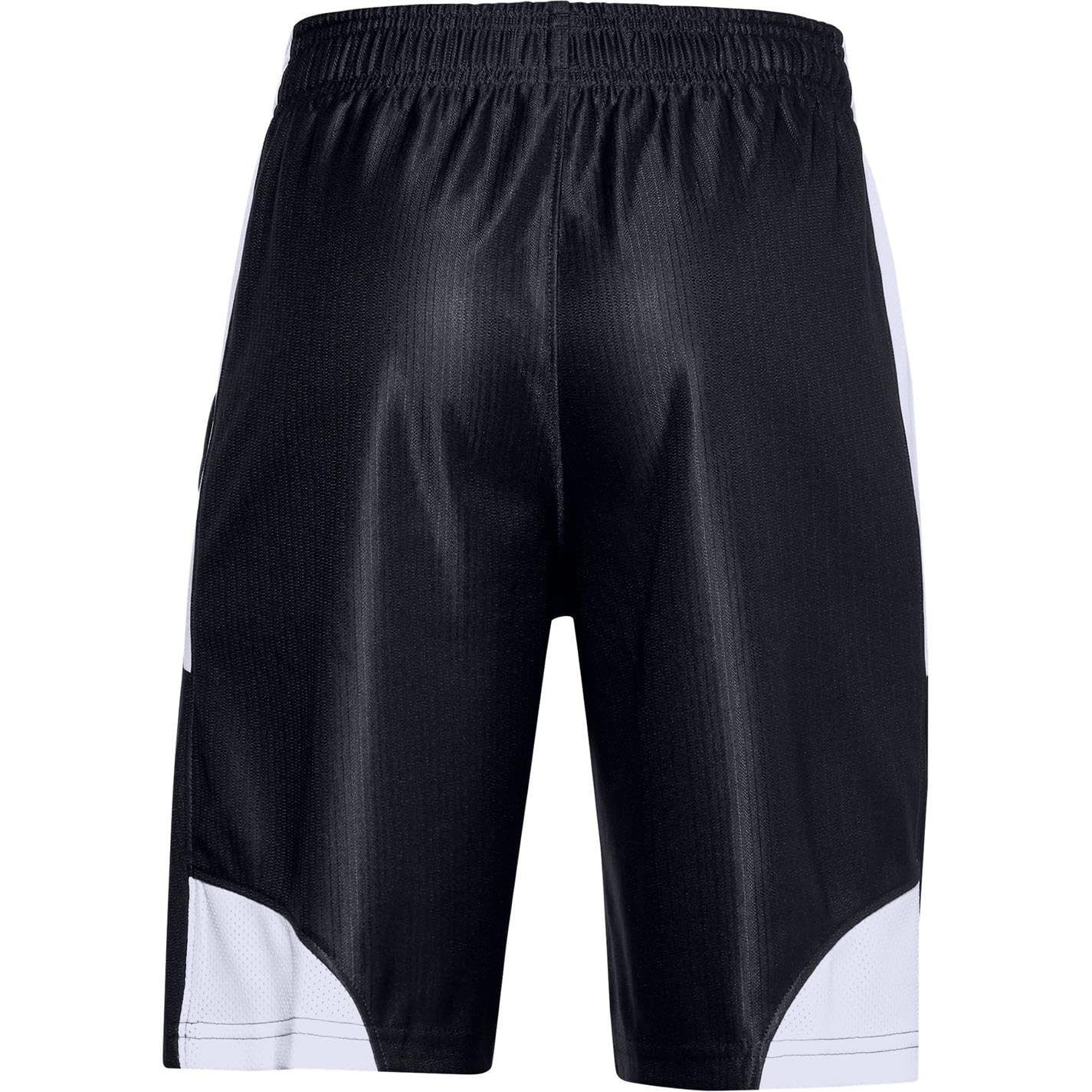 Under Armour Boys' Perimeter Shorts , Black (001)/White , Youth X-Large