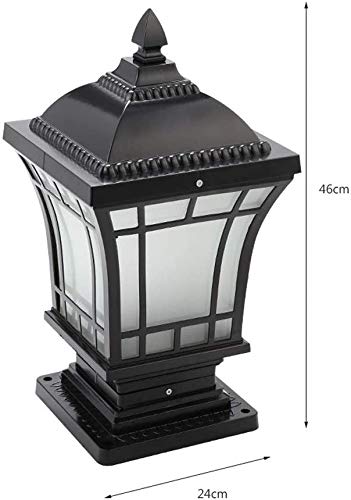 Zhangl LED Column Headlights, Outdoor Courtyard Wall Lights, Gate Pillars, Outdoor Waterproof Villas, Wall Headlights, Ultra-Bright Home, Pathway Garden Light Deck Path Lawn Backyard