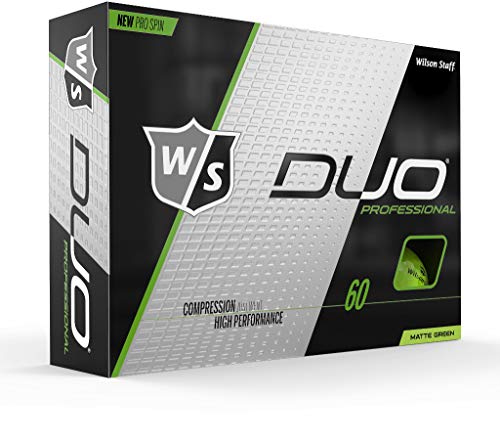WILSON Staff DUO Golf Ball, Professional, Green