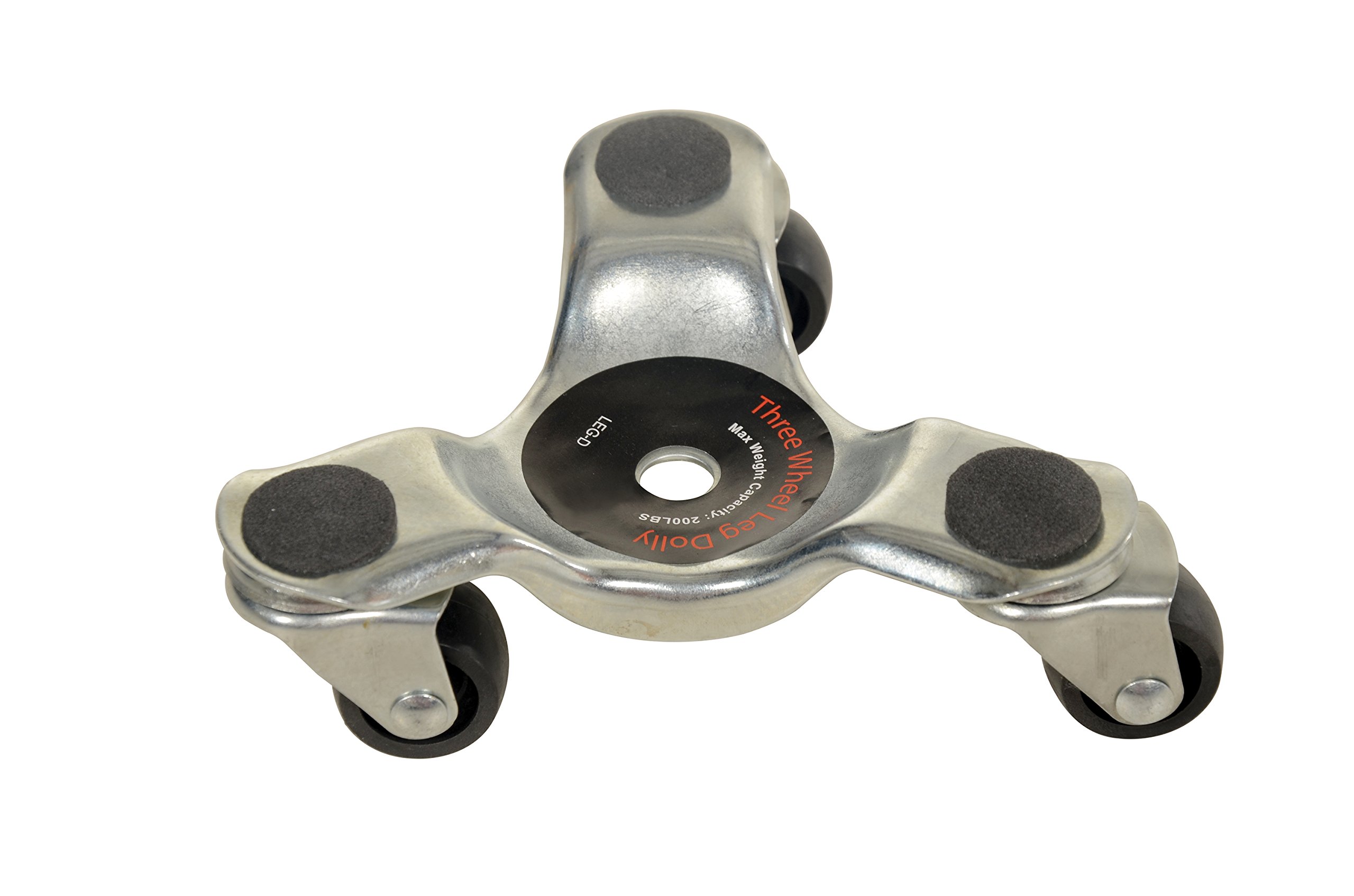 Vestil LEG-D Specialty Leg Dolly, 200 lbs Capacity, 5-3/4" Length x 6-3/8" Width