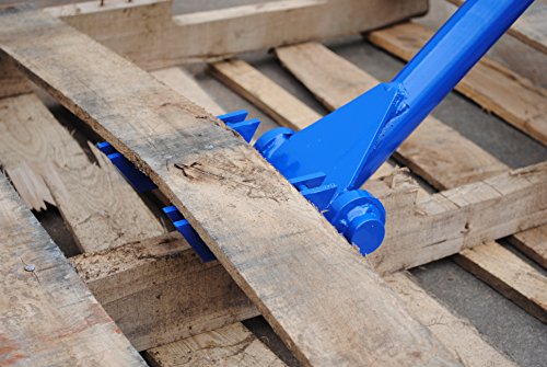 Vestil SKB-DLX Deluxe Steel Pallet Buster with Handle, 41",blue