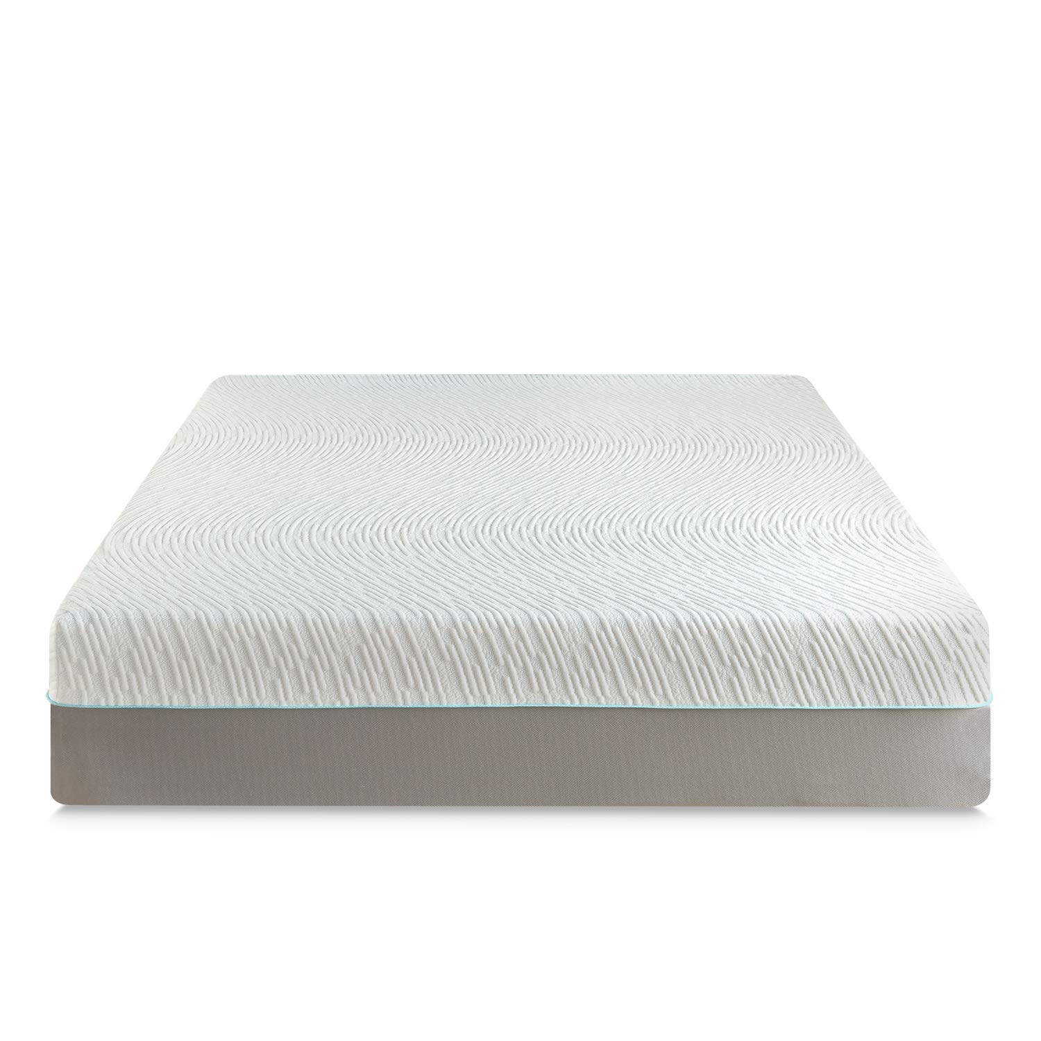 Zinus 13 Inch Green Tea Pressure Relief Memory Foam Mattress/Zoned Airflow Design/CertiPUR-US Certified/Bed-in-a-Box, Queen