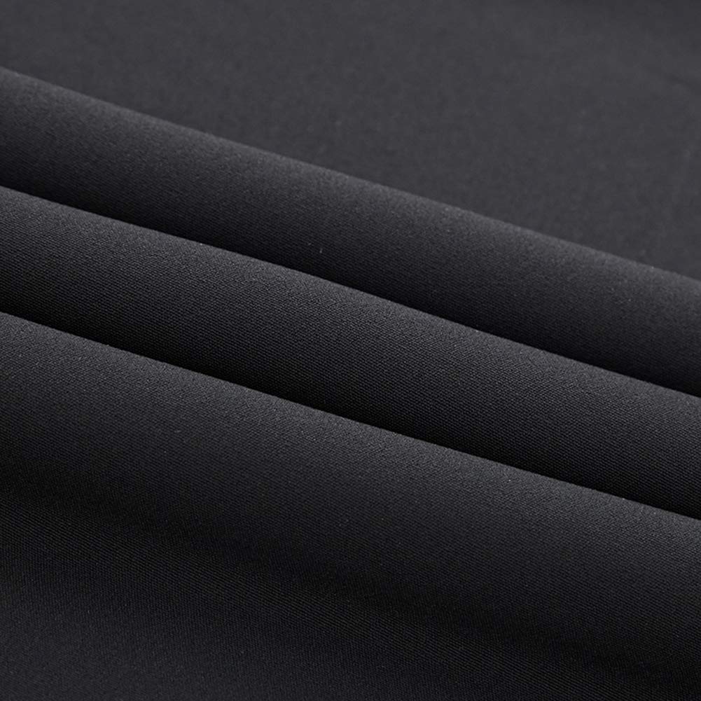 Wohthops Men's Flat Front Pants Jogging Cycling Running Loose Sportswear Pants Dark Blue, 40