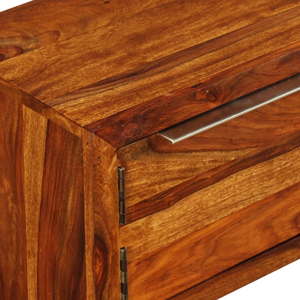 THYUOVAI TV Cabinet,Sideboard Lowboard Media Console Cabinet HiFi Cabinet Tv Table Suitable for Living Room,Bedroom,Closet,Hallway,Foyer,Office Solid Sheesham Wood 47.2"x11.8"x11.8"