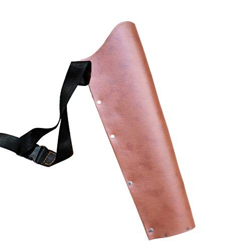 WINGOFFLY Quiver Arrow Bag Case Leather Arrow Holder Hip Quiver Shooting Target,Lightweight Traing Archery Tool with Strap, S