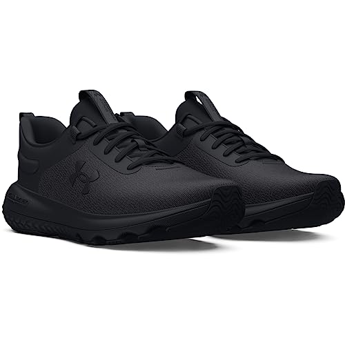 Under Armour Men's Charged Revitalize, (002) Black/Black/Black, 10.5, US