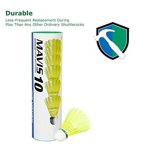 Yonex Mavis 10 Nylon Shuttlecock (Green)