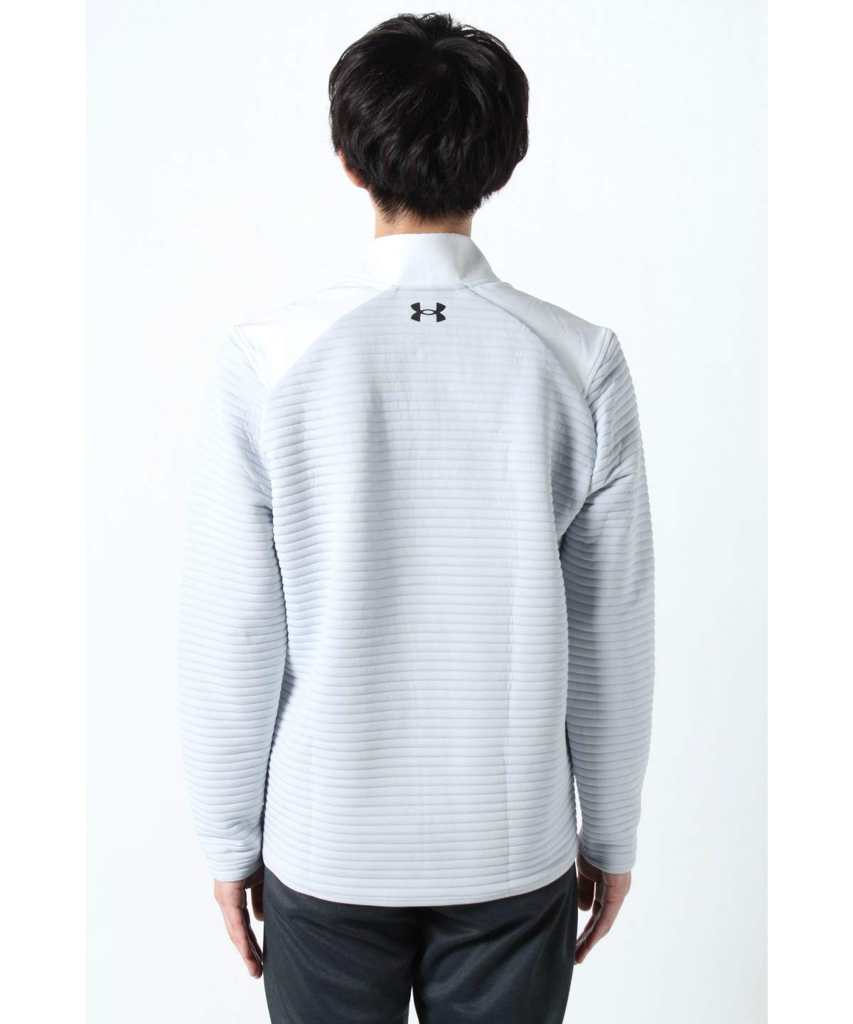 Under Armour Storm Evolution Daytona 1/2 Zip, White (100)/Black, Large