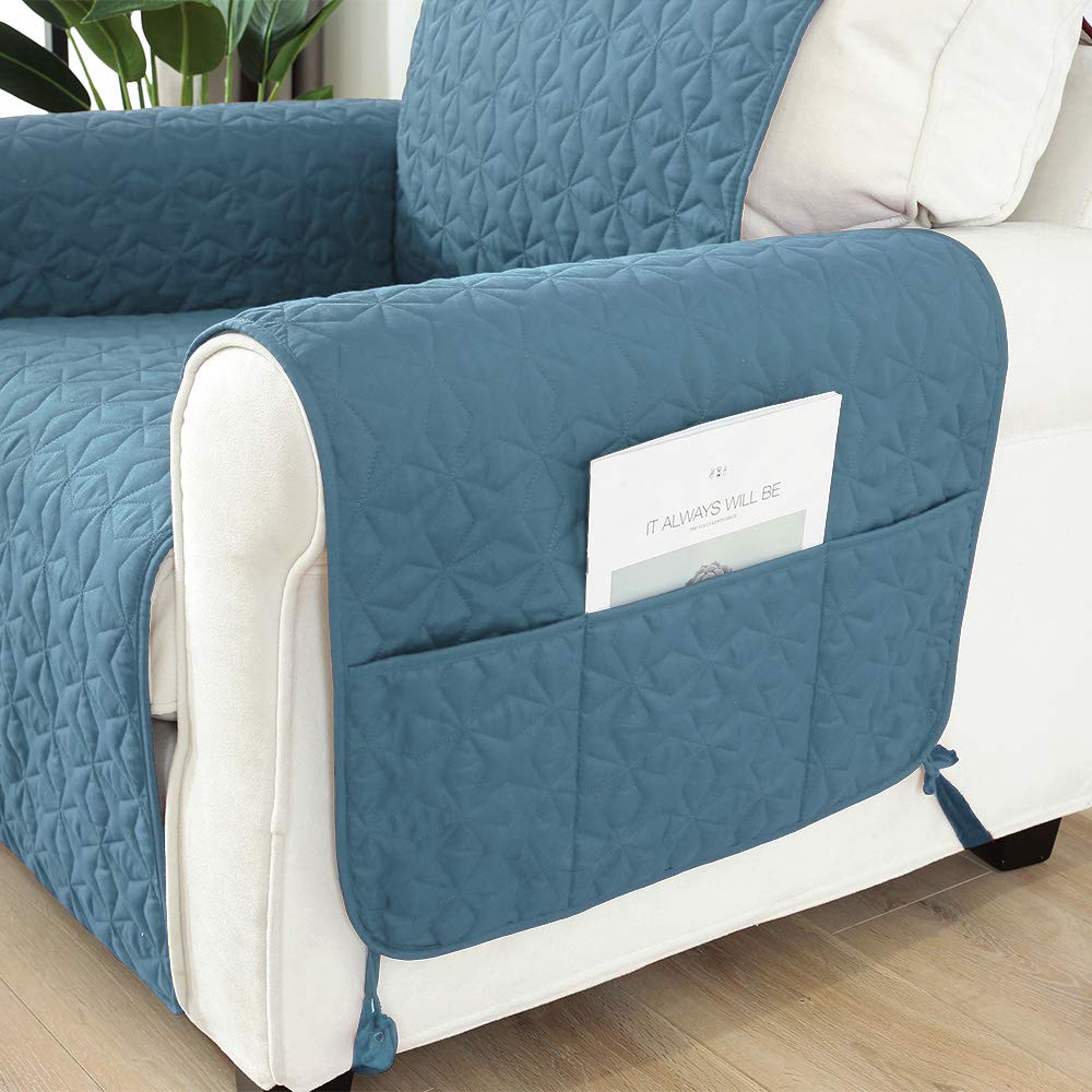 Waterproof Loveseat Couch Covers - RBSC Home Sofa Cover for Large Reclining Sofa Pets Scratch Proof