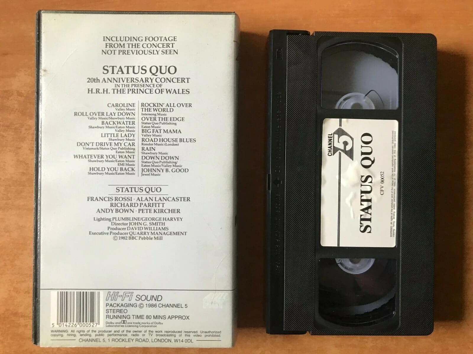 Status Quo Live in Concert At The N.E.C., Birmingham (20th. Anniversary Concert) [1982]