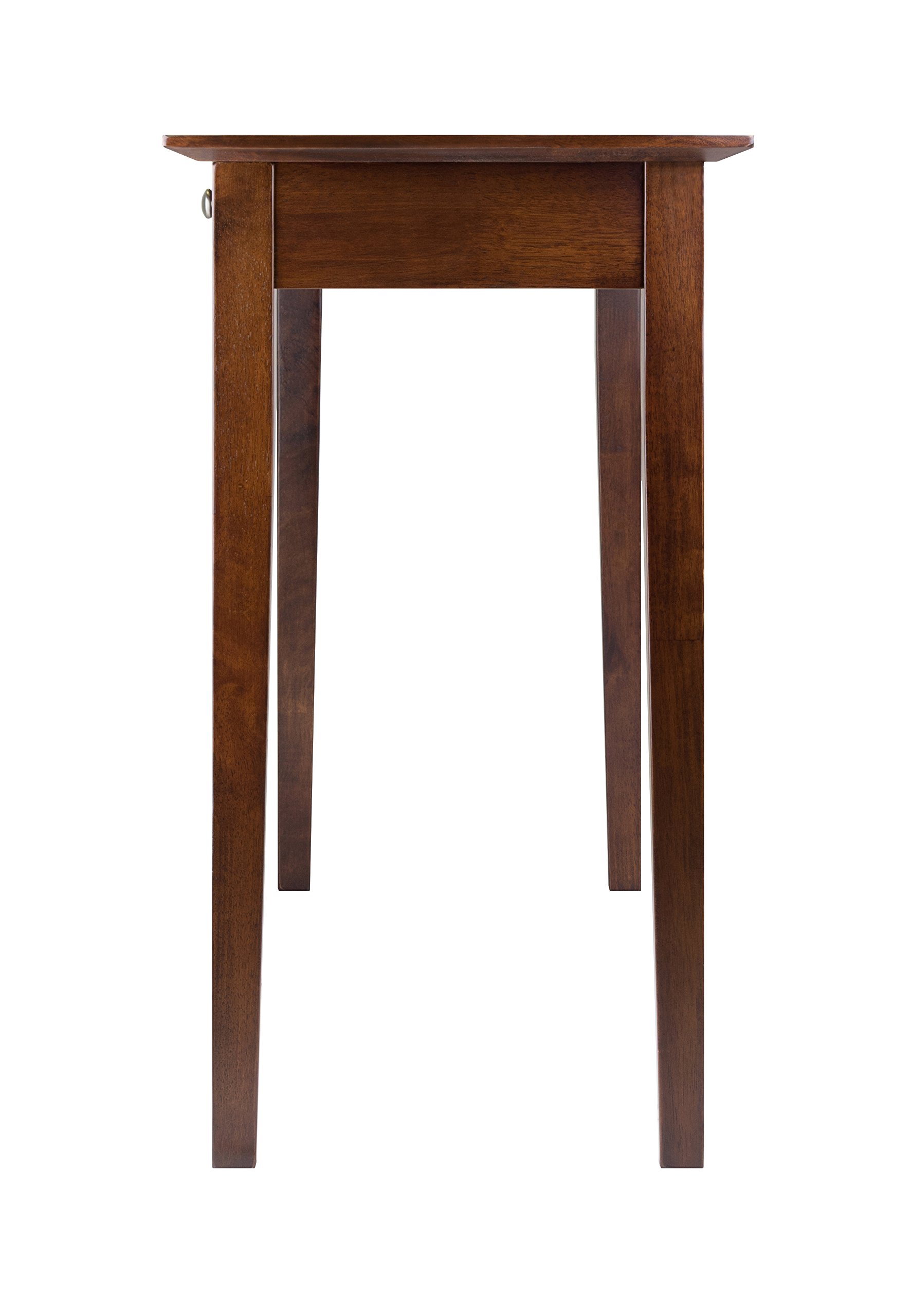 Winsome Wood Rochester Occasional Table, Antique Walnut & Wood Claire Accent Table, Black