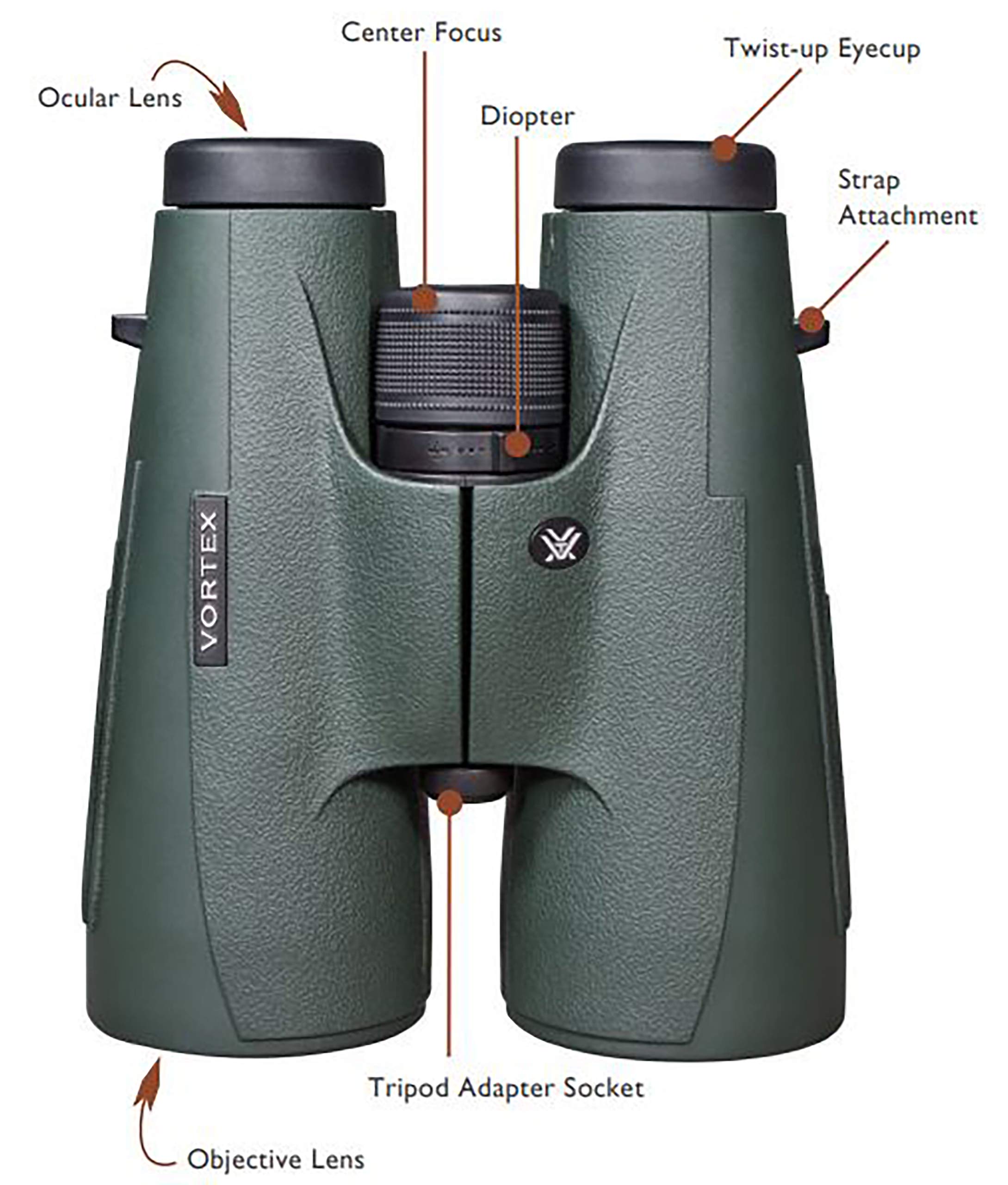 Vortex Optics Vulture HD Binoculars, 8 x 56'