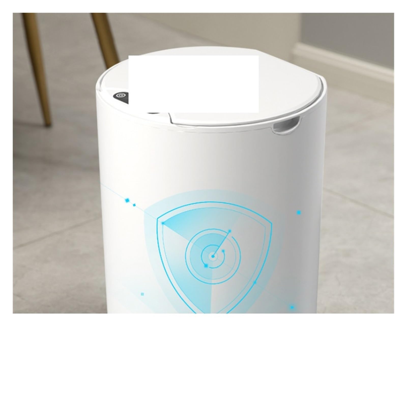 ZICANA Trash Can Opening Cover Garbage Bin for Home Kitchen Living Room Recycle Bin Kitchen Trash cans (Size : 13L, Color : 2 Modes-Green)