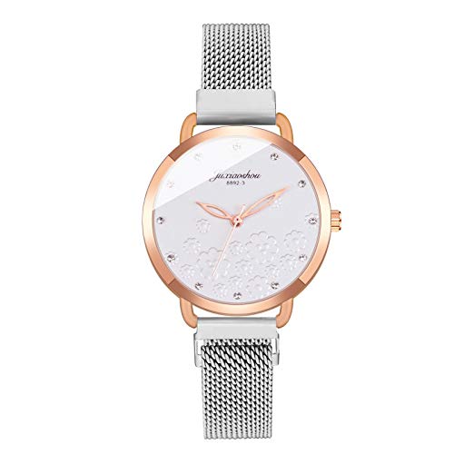 Women's Watch,Female Best Gift Female Quartz Watch Wristwatches Stainless Band Strap Spin Quartz Watch