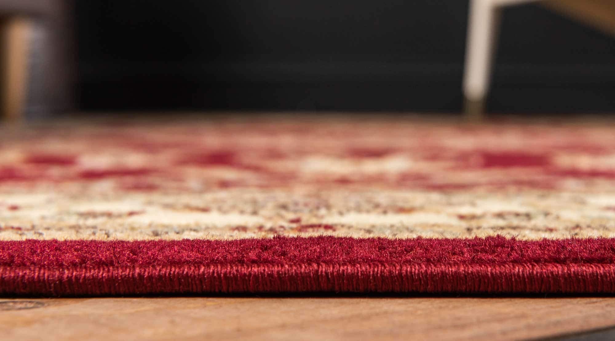 Unique Loom Voyage Collection Traditional Oriental Classic Intricate Design Area Rug (7' 0 x 10' 0 Rectangular, Red/Tan)