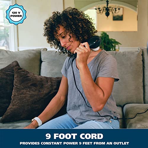 Wahl All Body Corded Light Soothing Vibratory Massager with 4 Attachment Heads - 2 Massaging Speeds - Massage Tools for Back, Foot, Neck, and Leg Massage β FSA Eligible - Model 4120-600