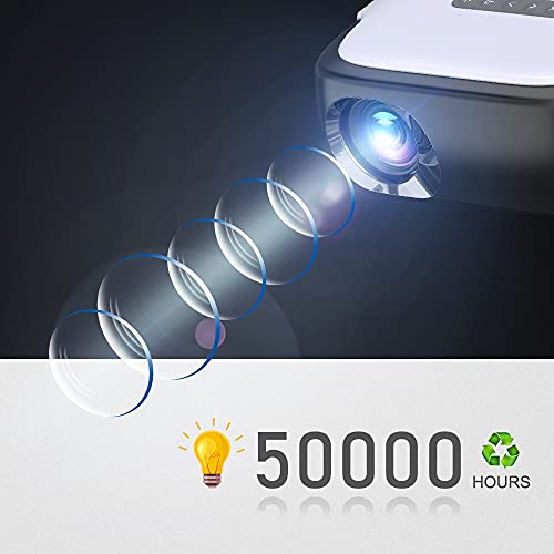 ZYJBM Mini Projector for 1080P Video Proyector Children Portable Projetor TD860 LED 3D Home Theater Smart Beamer Gift